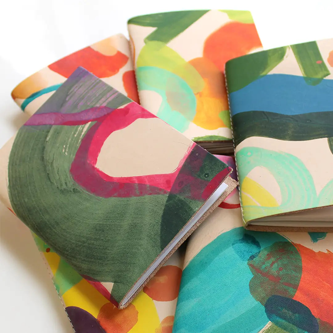 Ark Colour Design Handpainted A6 100% Genuine Leather Sketchbook