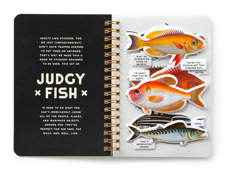 Brass Monkey Judgy Fish A Sticker Book