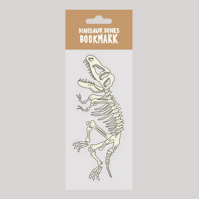 Humdrum Paper Die Cut Bookmark Dinosaur Bones - Palaeontology Gifts