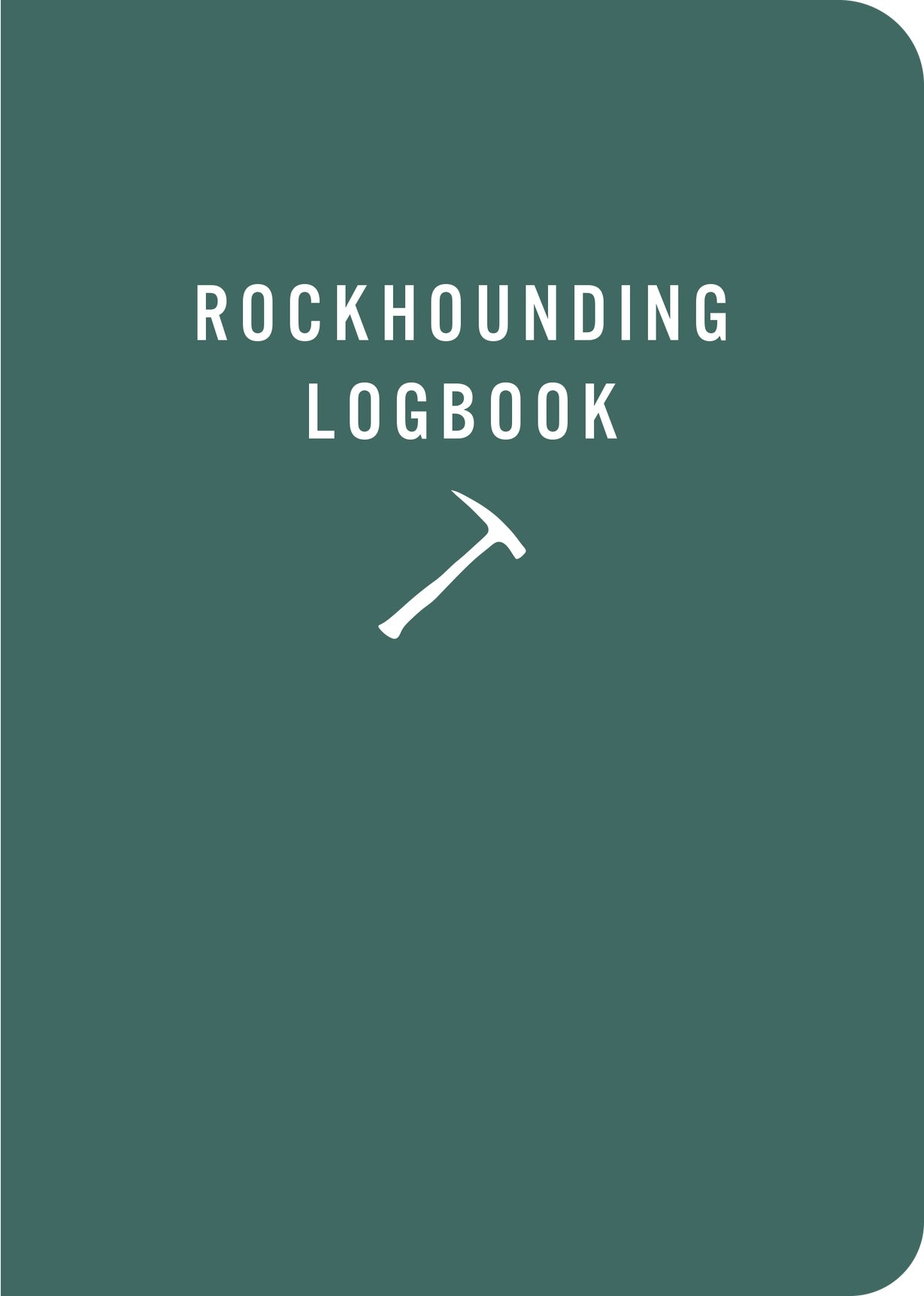 Mountaineer Books Rockhounding Logbook - Geology Field Notebook