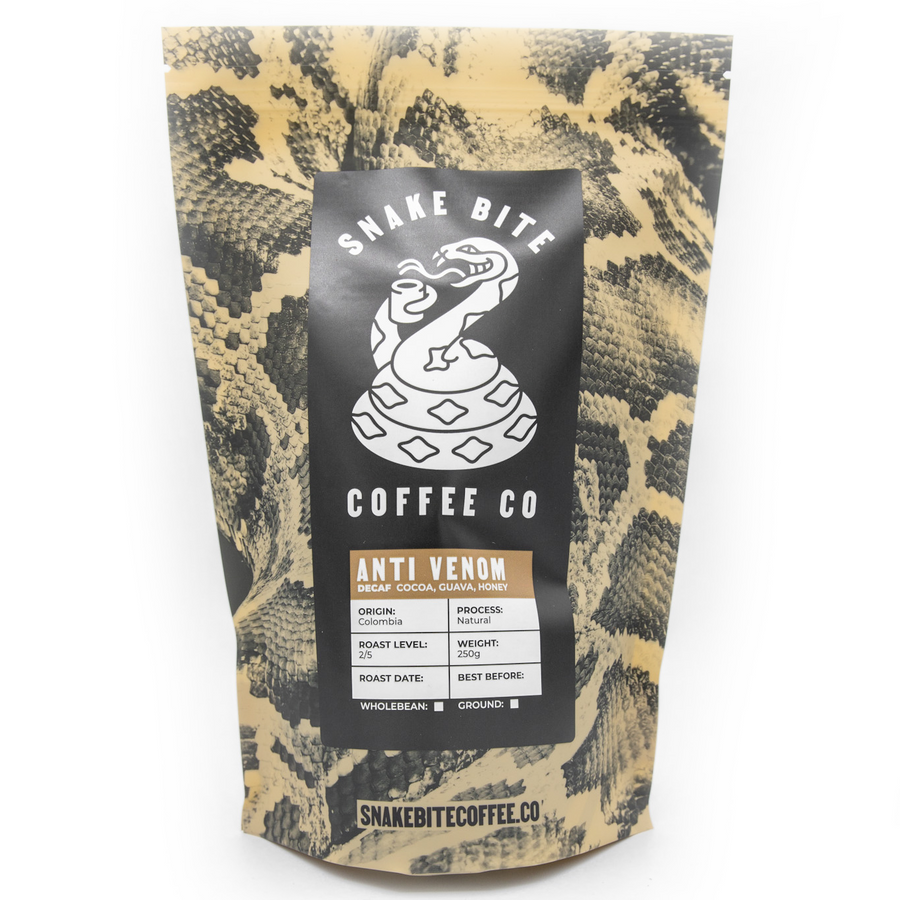 Snake Bite Coffee Anti-Venom (Decaf) Colombia - Artisan Decaf Roast